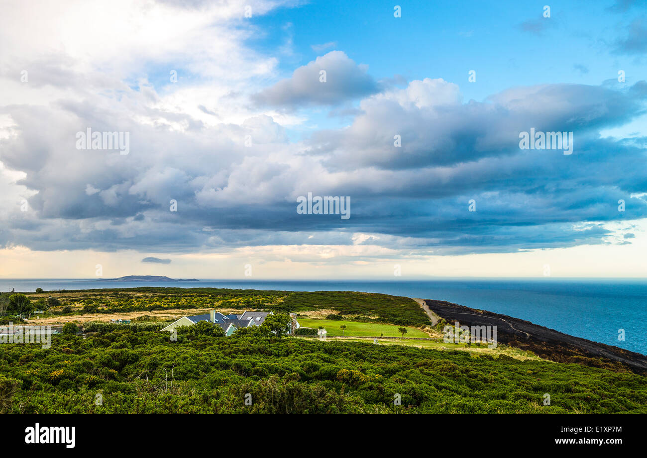 Ireland, Dublin county, landscape from the Howth headland Stock Photo ...