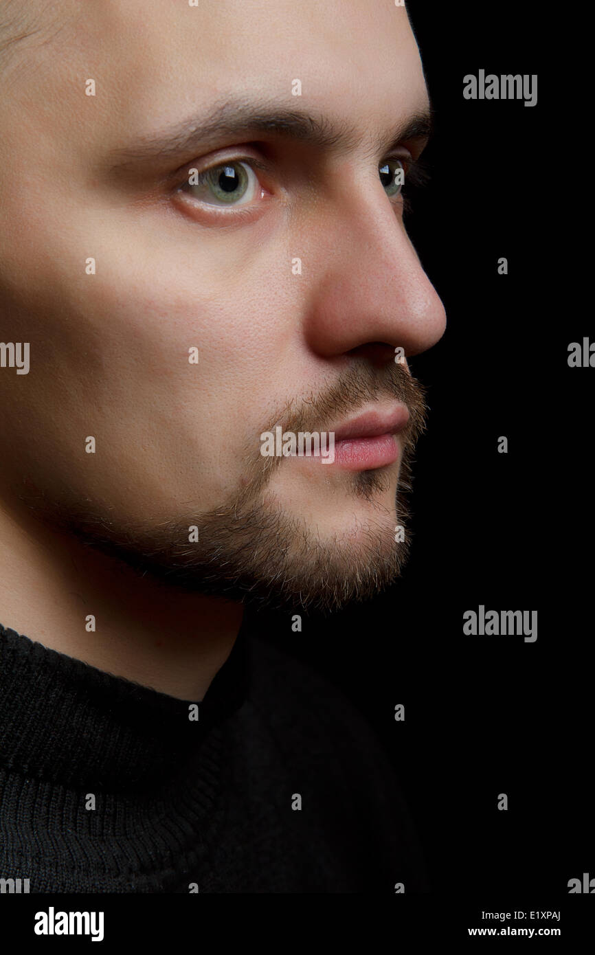 Unshaven face hi-res stock photography and images - Alamy