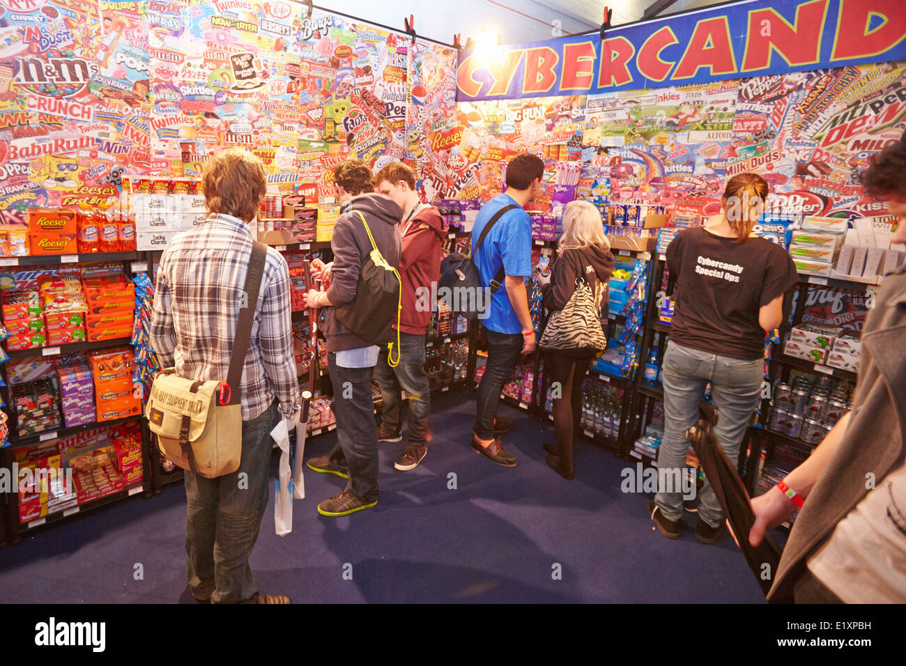 People in a sweet or candy shop Stock Photo - Alamy