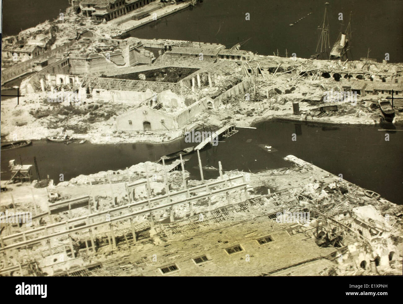 This aerial reconnaissance photo taken during Operation Strangle from ...