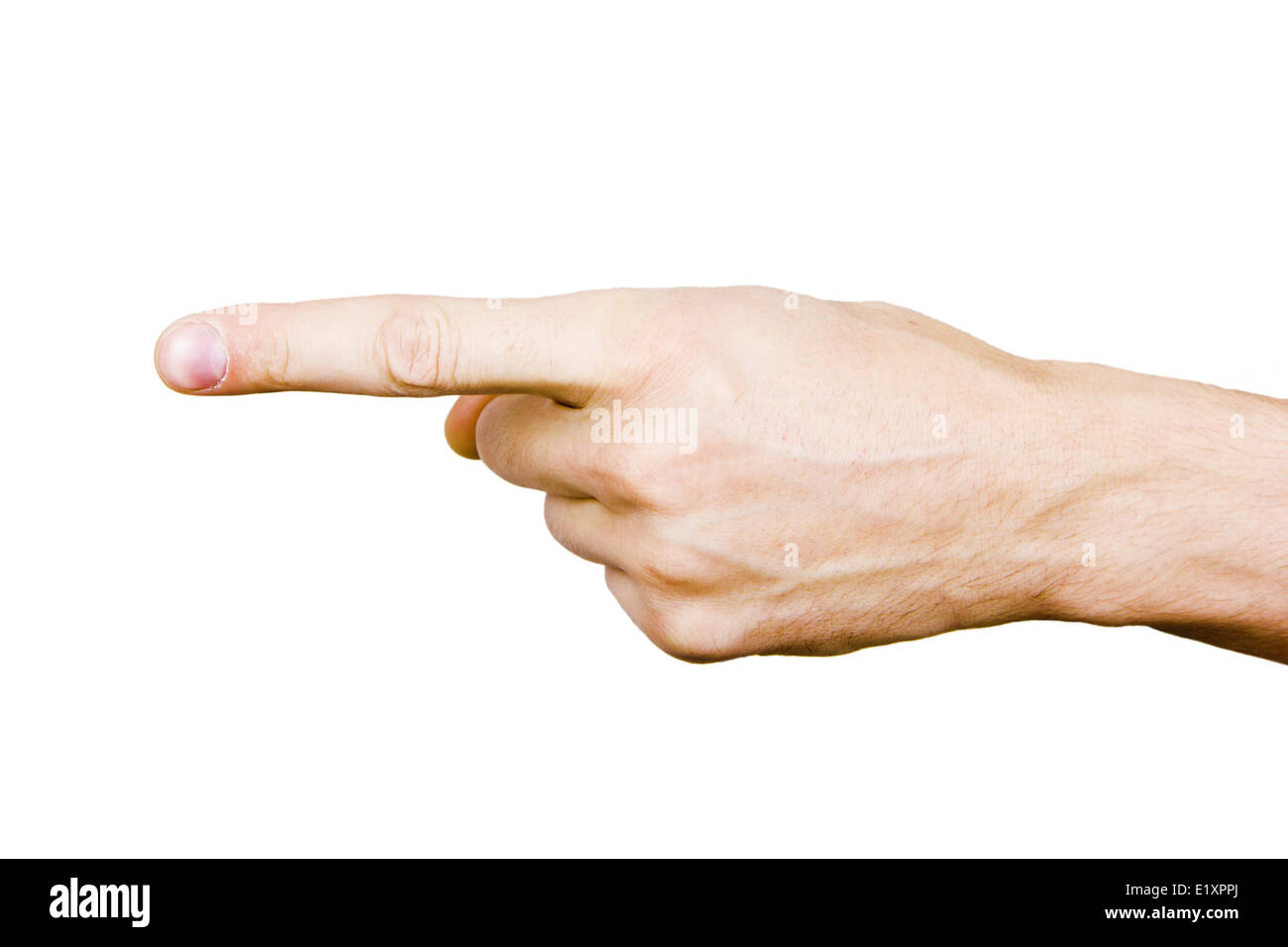 Human forefinger hi-res stock photography and images - Alamy