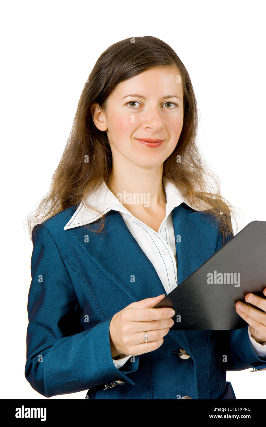 Beautiful girl in a suit hi-res stock photography and images - Alamy