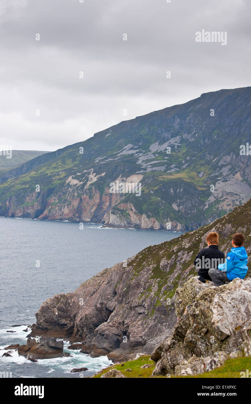 Slieve league cliffs coast County Donegal Ireland Stock Photo - Alamy