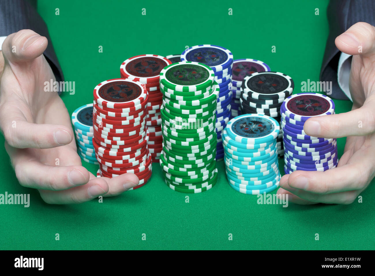 Winning poker hand hi-res stock photography and images - Alamy