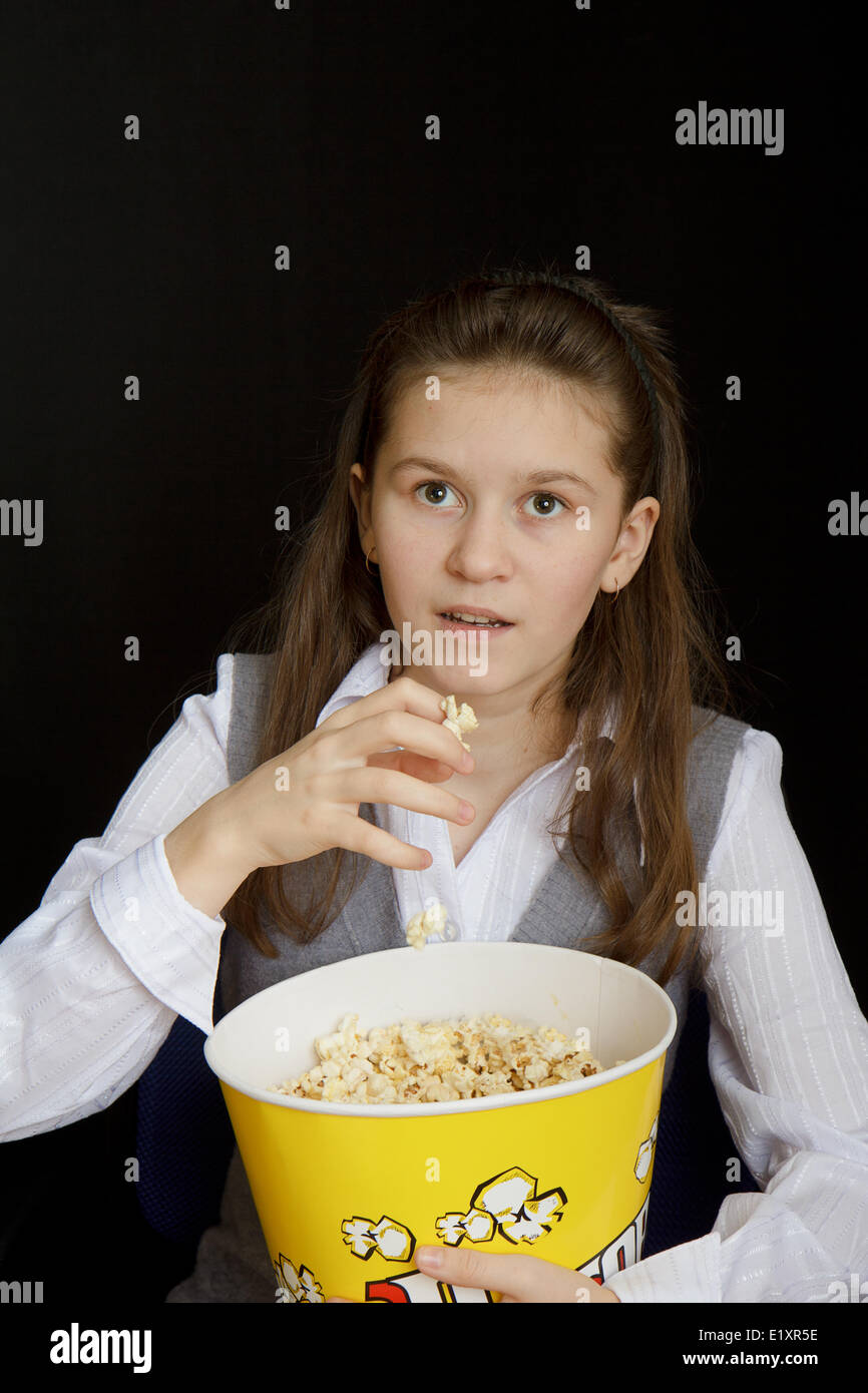 Popcorn human hi-res stock photography and images - Alamy