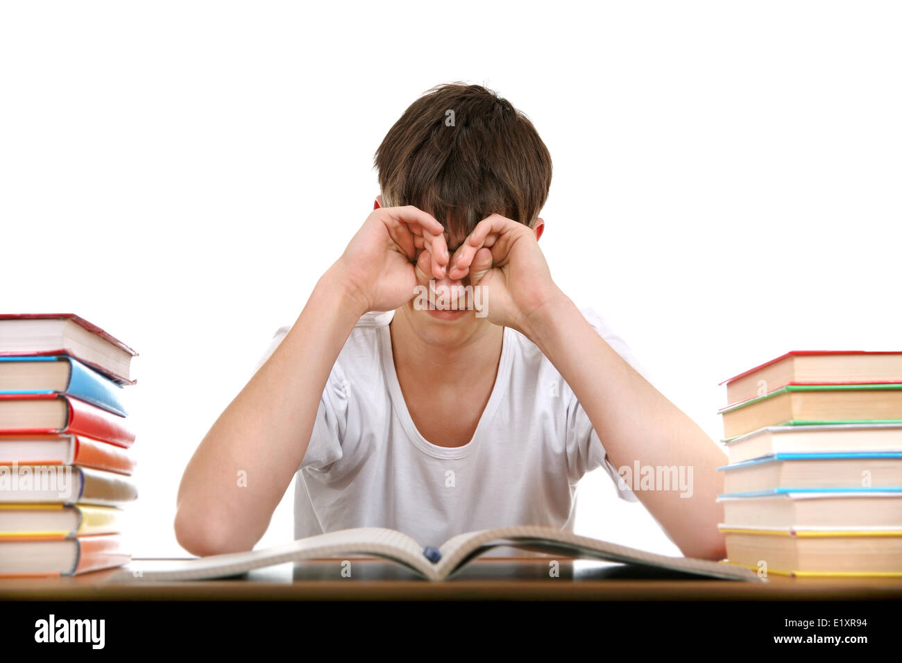 Sleepy student hi-res stock photography and images - Alamy