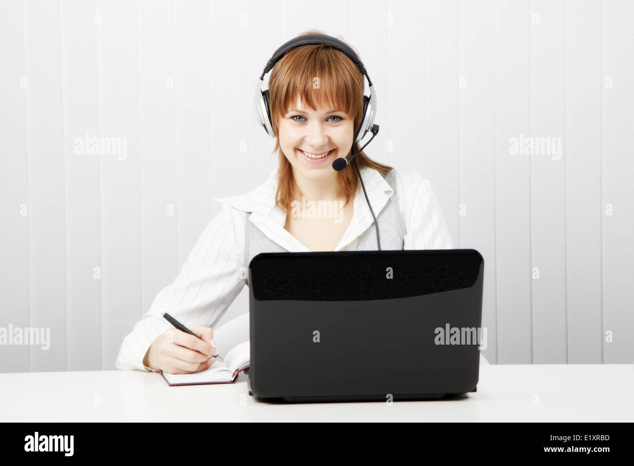 Girl talking microphone hi-res stock photography and images - Alamy