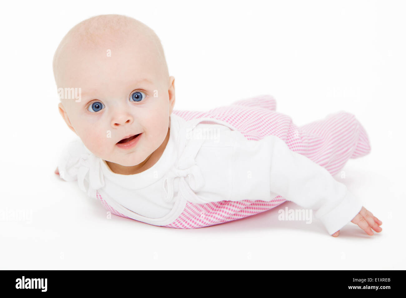 Baby in pink and blue Cut Out Stock Images & Pictures - Alamy