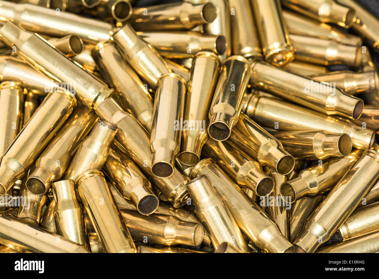 Pile of empty bullet shells Stock Photo - Alamy