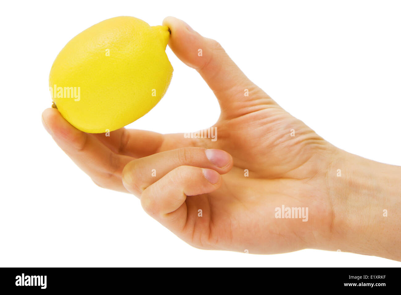 Male hands in yellow hi-res stock photography and images - Alamy