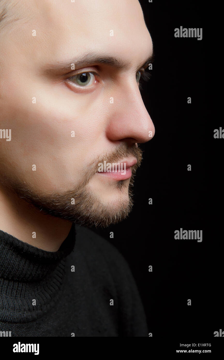 face of a young man Stock Photo - Alamy