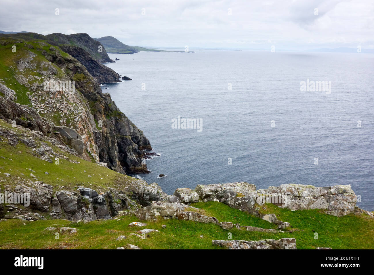 Ireland county donegal donegal coast cliffs hi-res stock photography ...