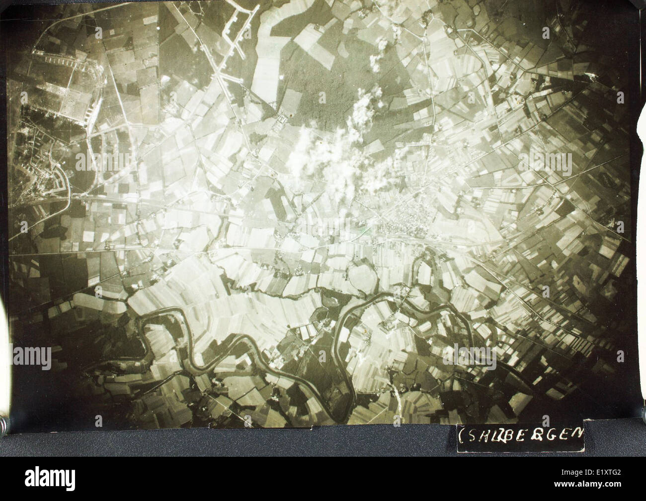 This aerial reconnaissance photo from 1941-1945 shows strategic ...