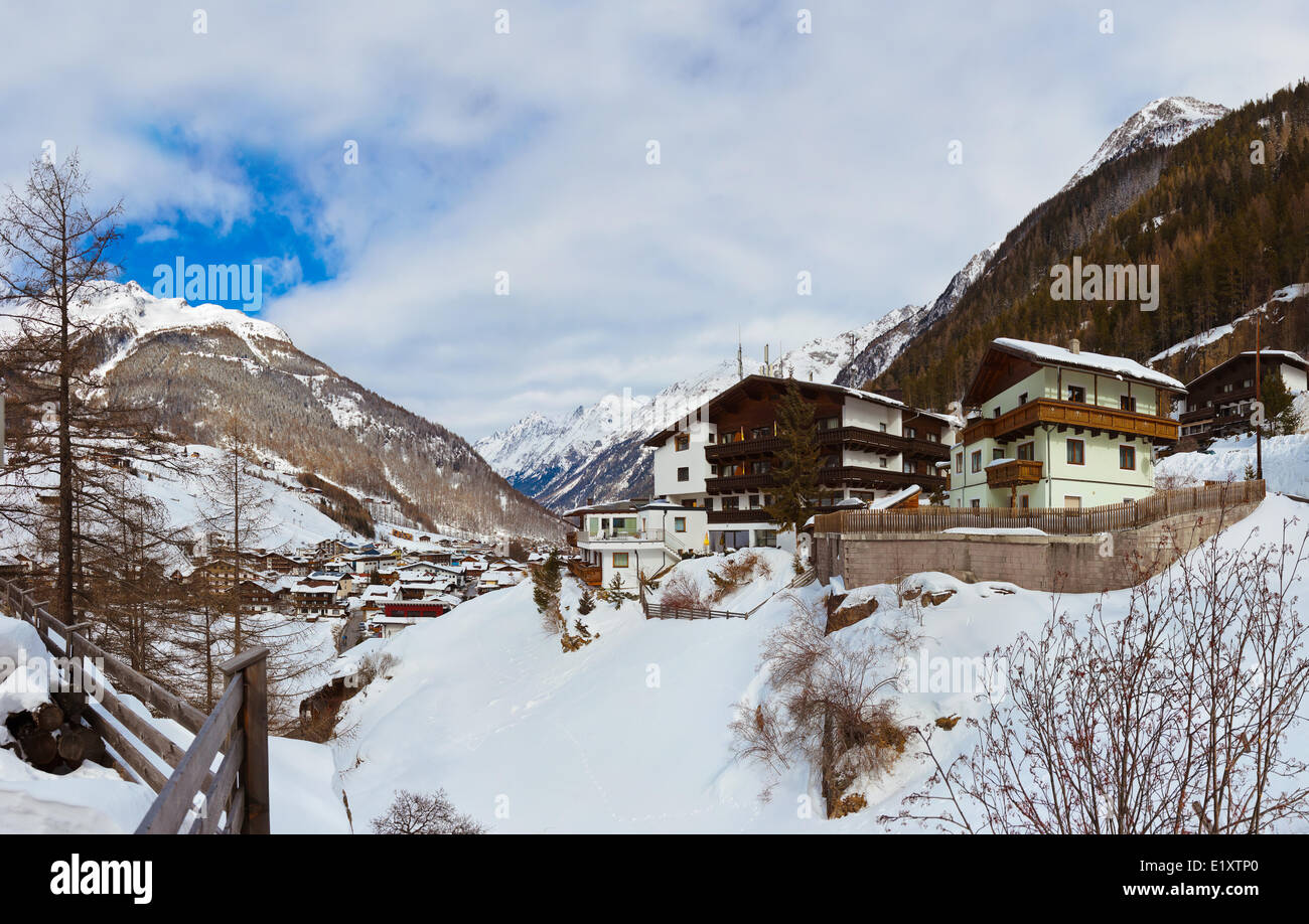 Solden town austria winter hi-res stock photography and images - Alamy