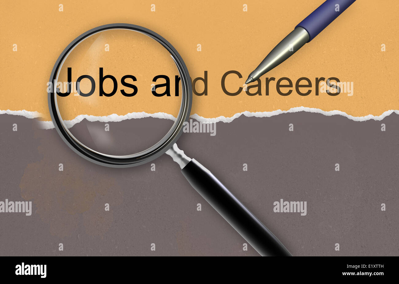 Jobs and careers made in 2d software Stock Photo - Alamy