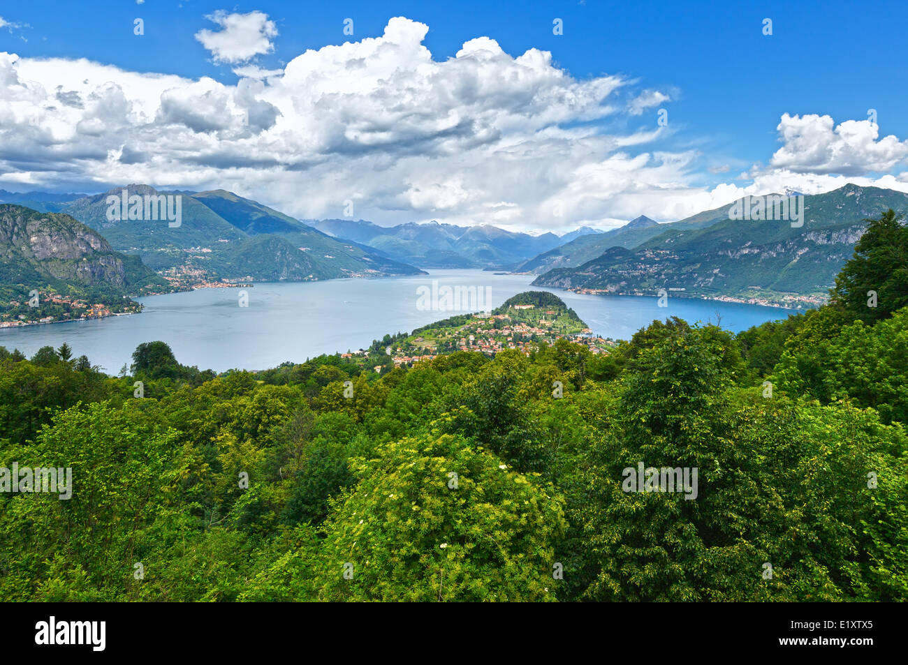 Lake Como view (Italy Stock Photo - Alamy