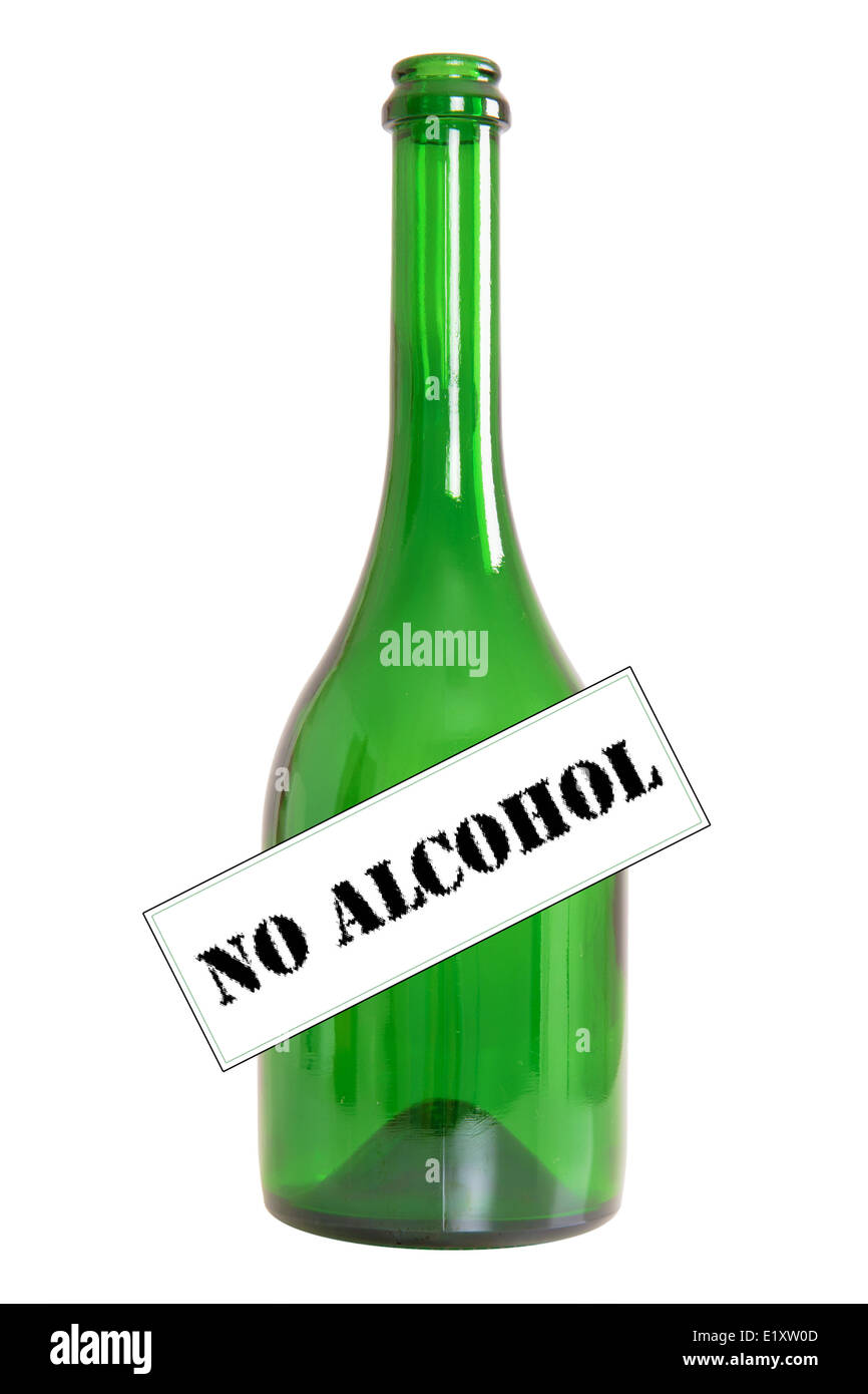 Bottle wine empty label Cut Out Stock Images & Pictures - Alamy