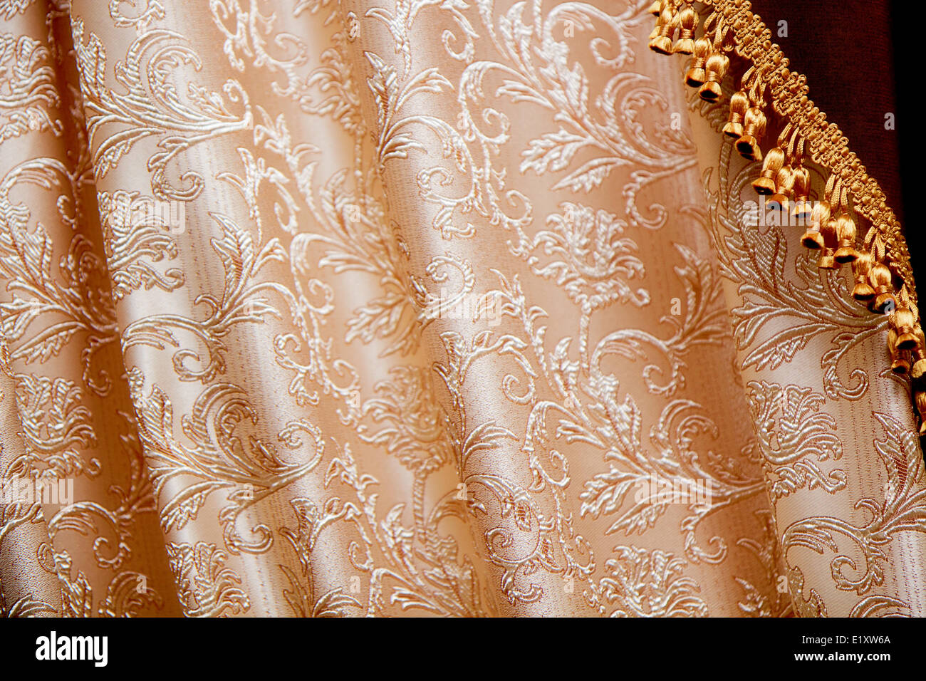 Retro curtain hi-res stock photography and images - Alamy