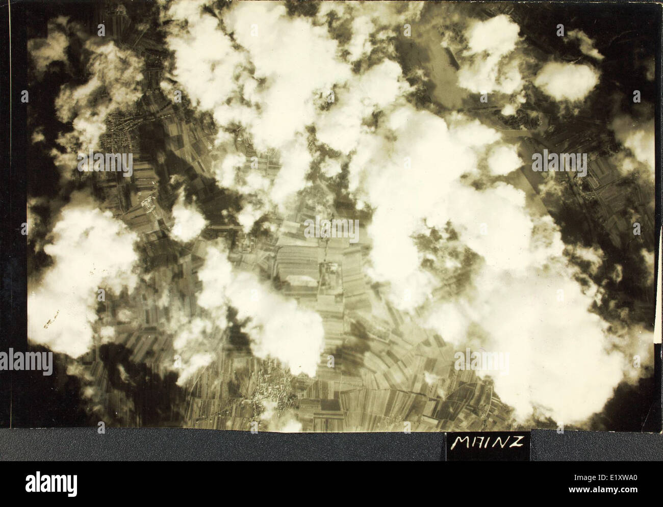 This aerial reconnaissance photo, taken between 1941 and 1945, captures ...