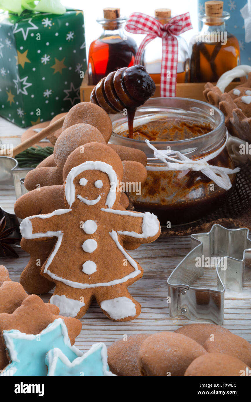 Home made gingerbreads hi-res stock photography and images - Alamy