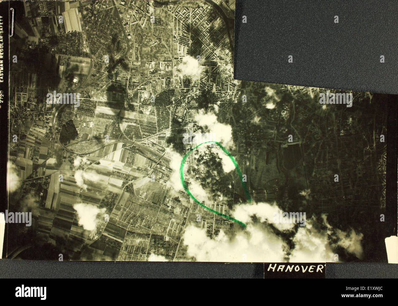 This aerial reconnaissance photo, taken between 1941-1945, showcases ...