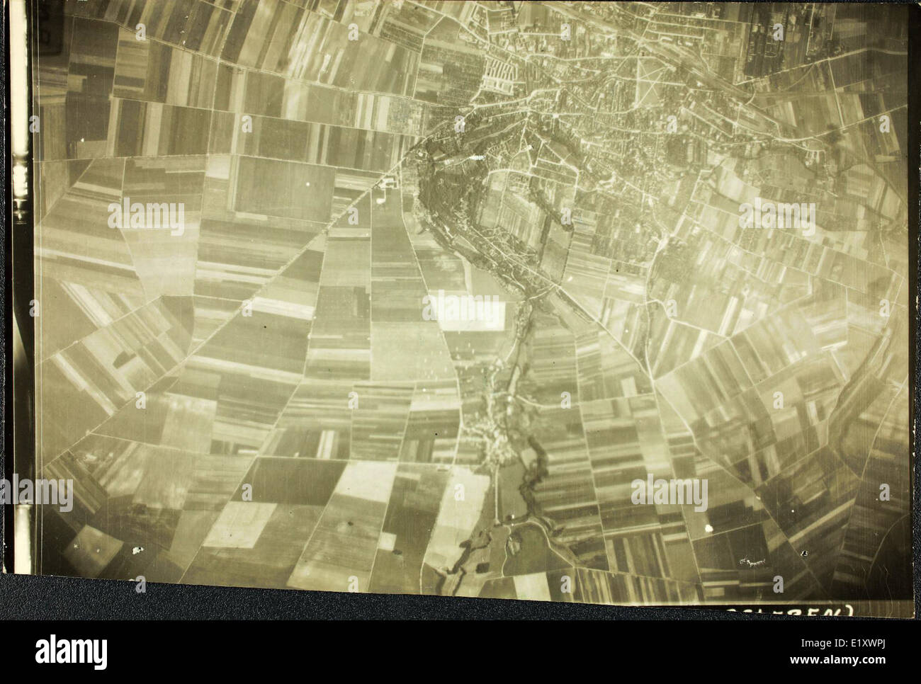 This aerial reconnaissance photograph from 1941-1945 captures important ...
