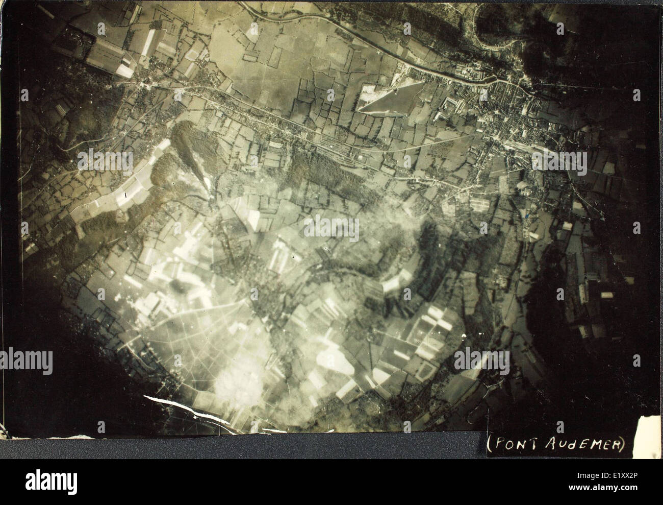 Aerial reconnaissance photos taken during World War II provided crucial ...