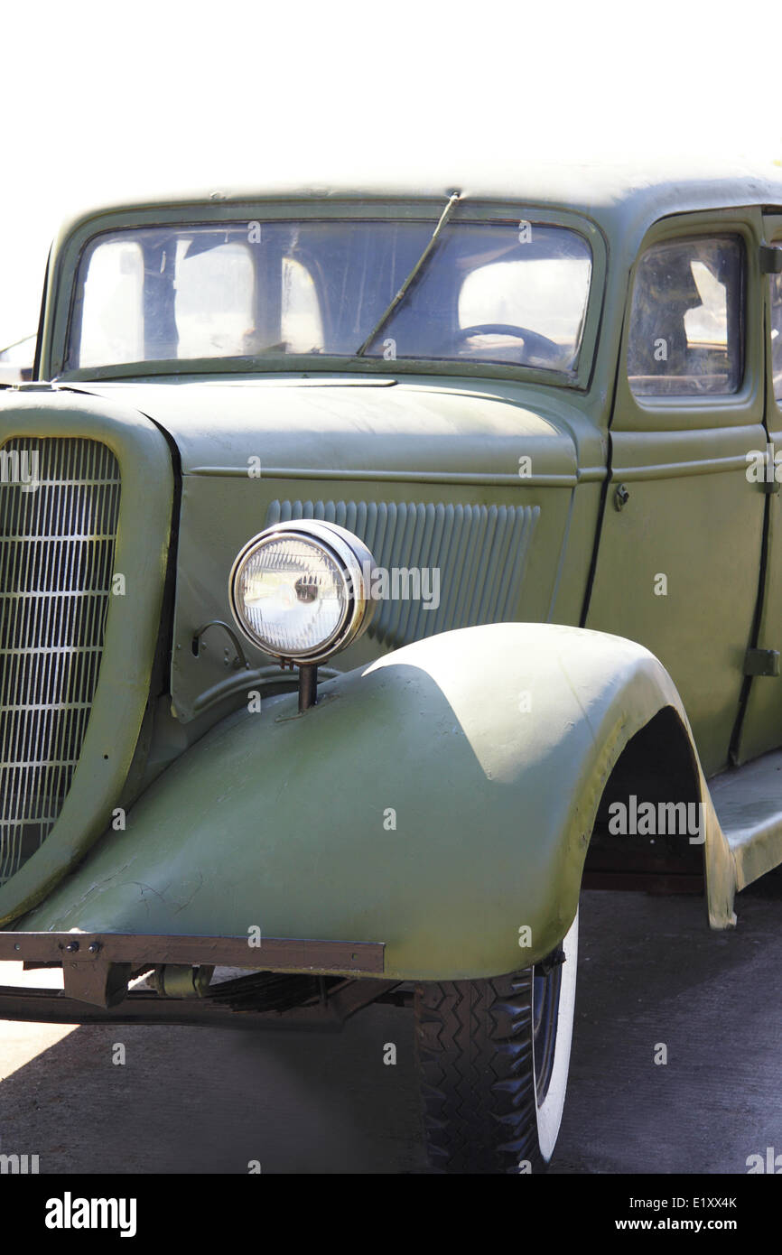 Old rusty military car Stock Photo - Alamy
