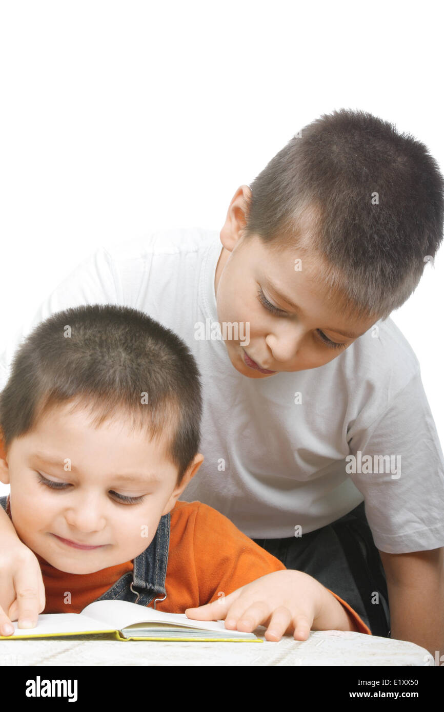 Teaching to read Stock Photo - Alamy