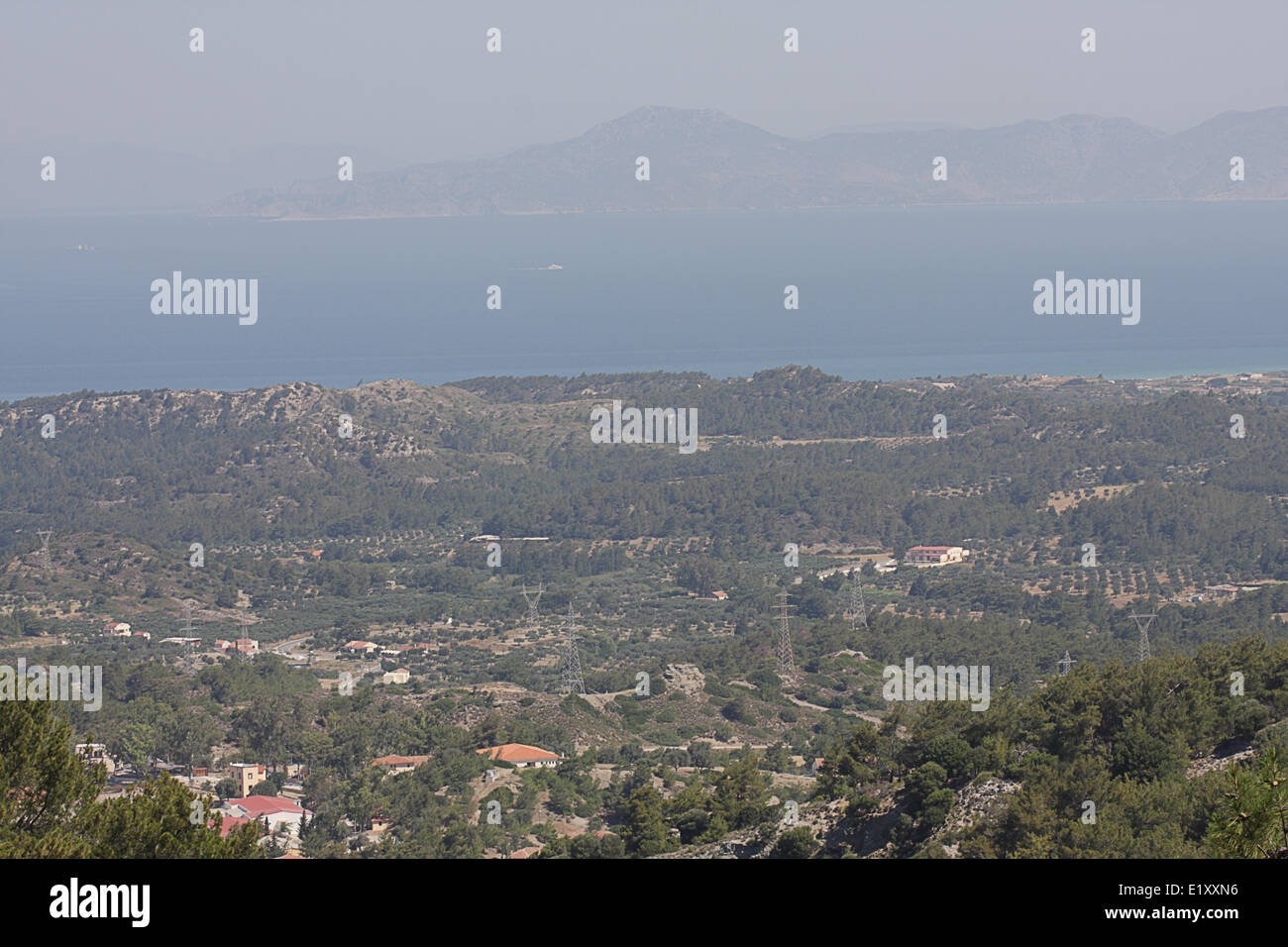 Rhodes view hi-res stock photography and images - Alamy