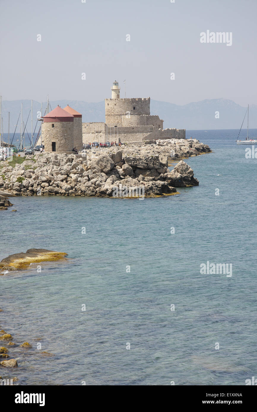 Fort of Rhodes Stock Photo - Alamy