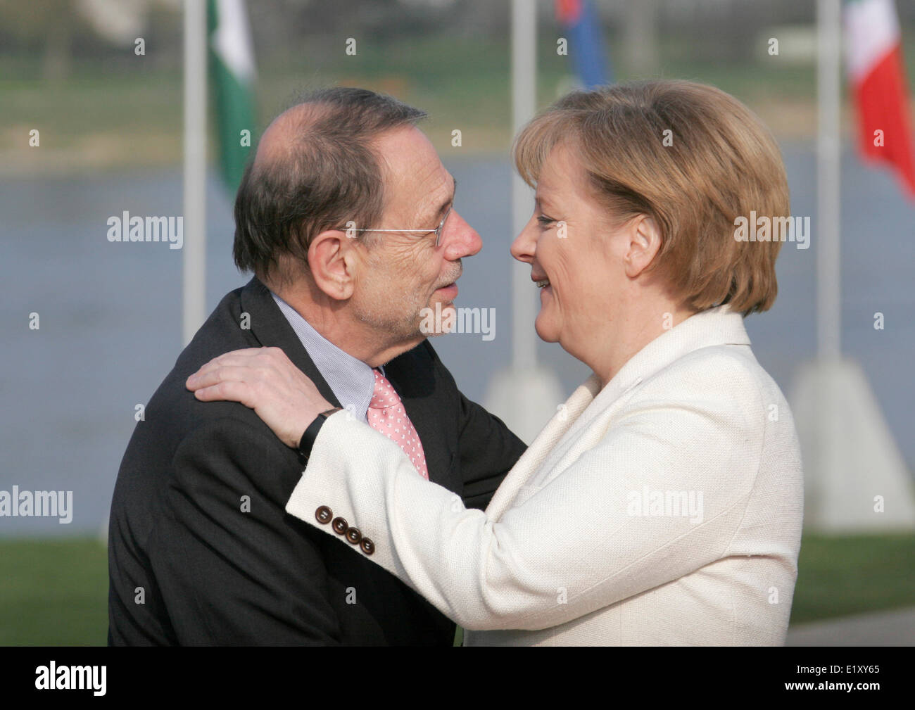 Arrival of Javier Solana from Spain, general secretary of the European ...