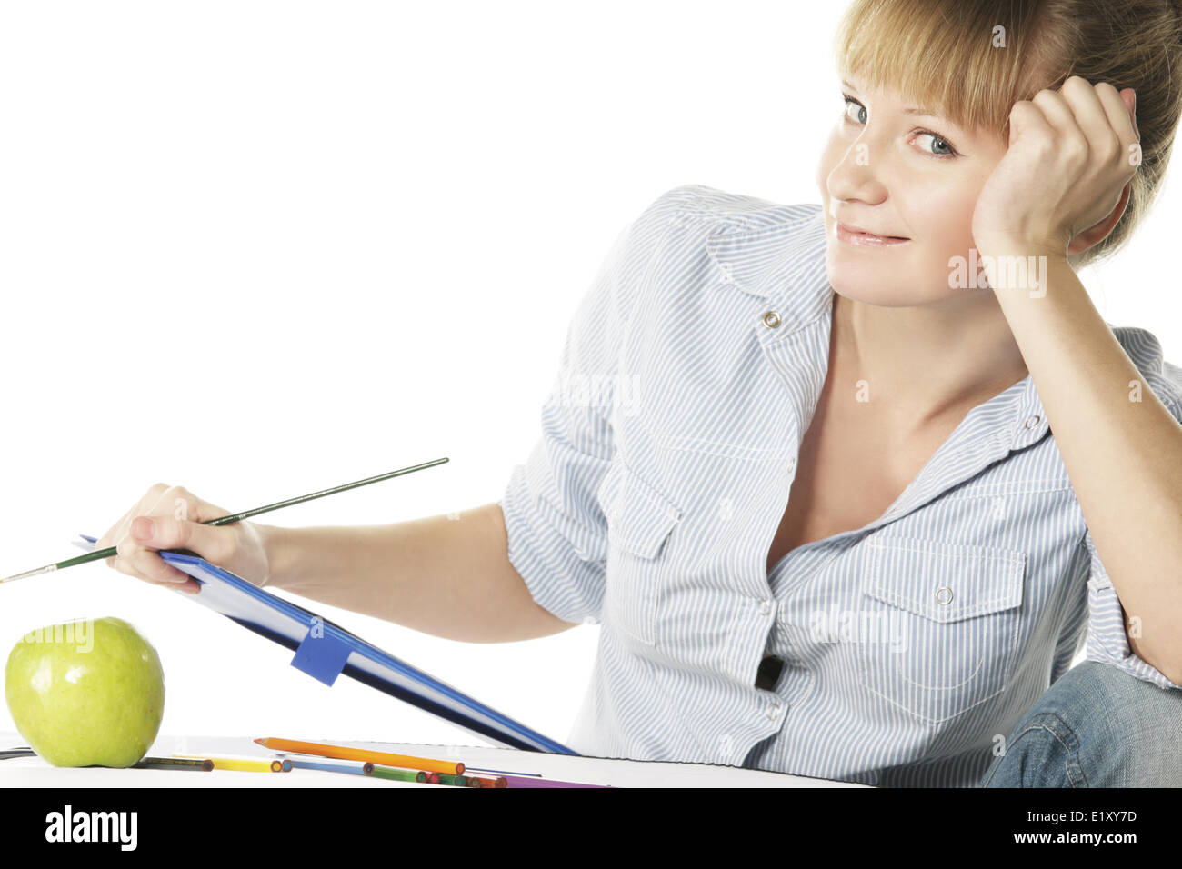 Artist smiling hi-res stock photography and images - Alamy