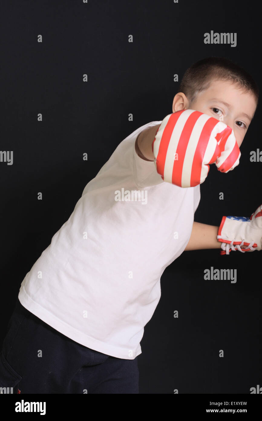Child Kick Boxer High Resolution Stock Photography and Images - Alamy