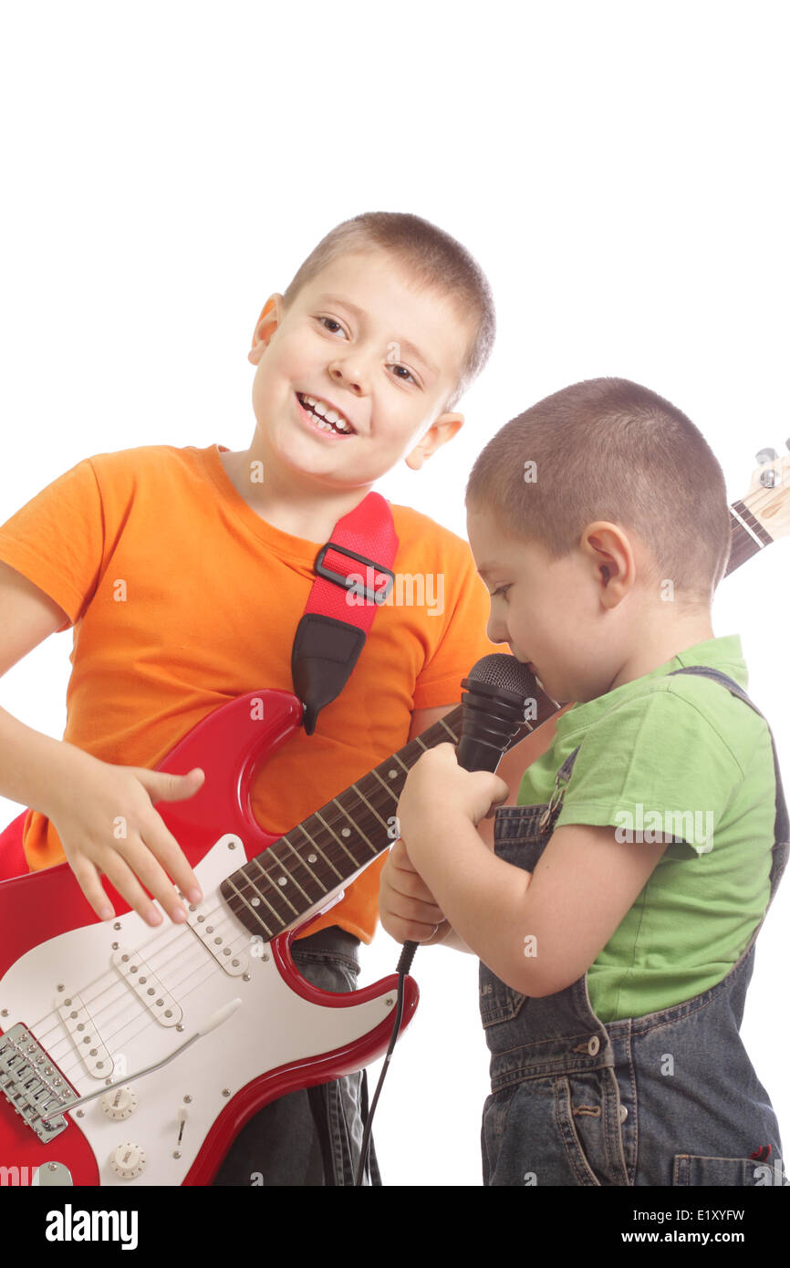Family rock band Stock Photo - Alamy
