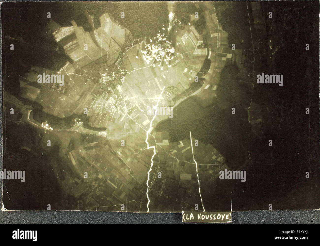 This reconnaissance photo, taken during World War II, provides a ...