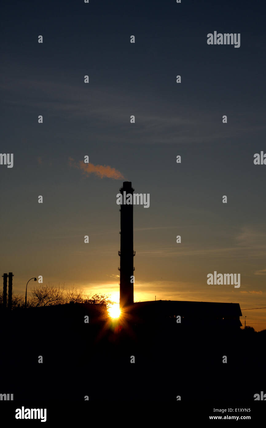 Chimney smoke sun hi-res stock photography and images - Alamy