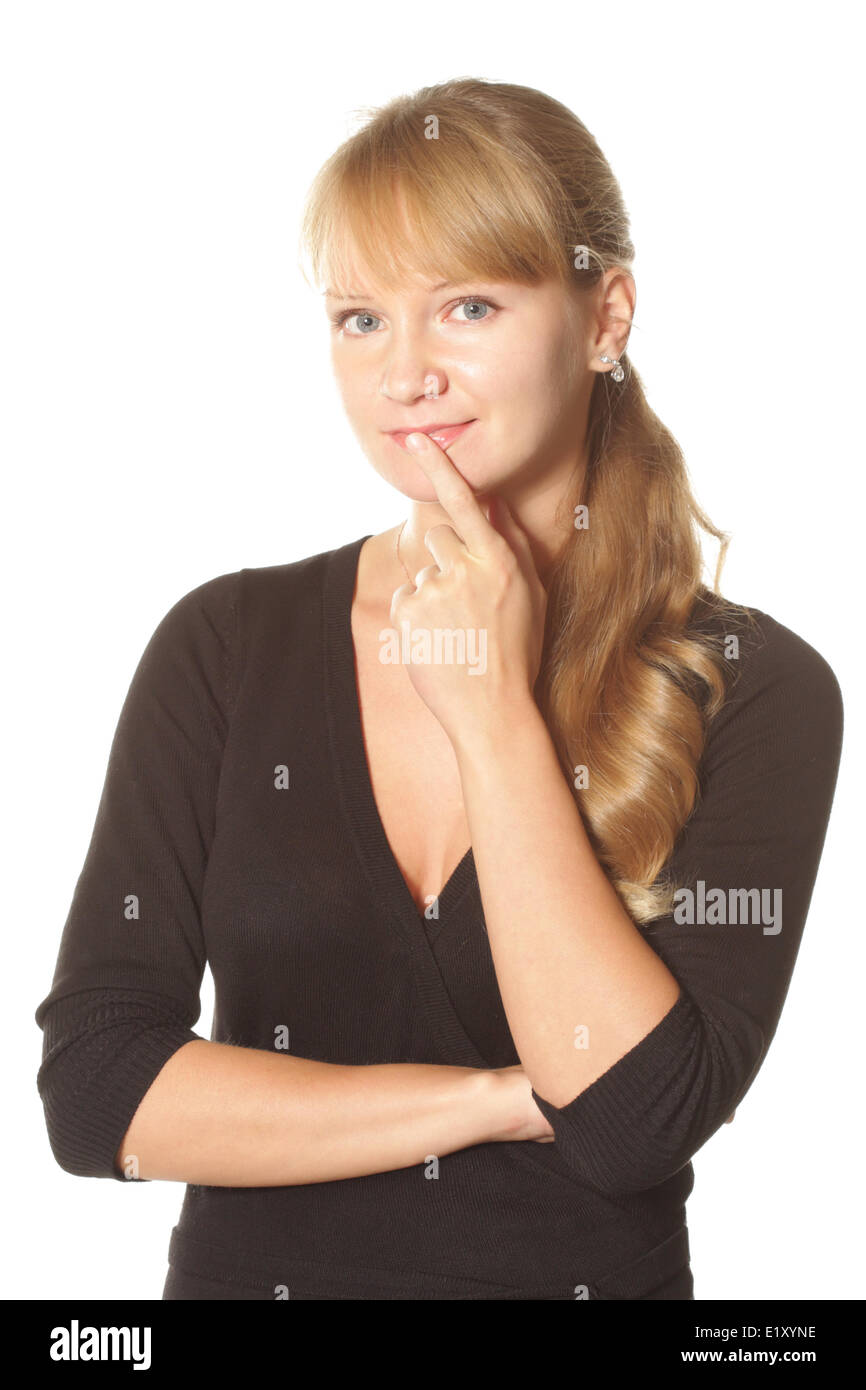 Doubtful vertical hi-res stock photography and images - Alamy