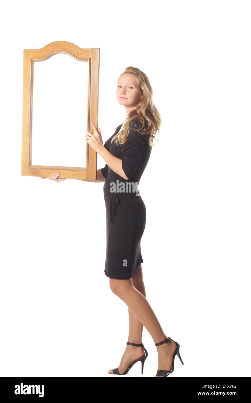 Frame girl hi-res stock photography and images - Alamy