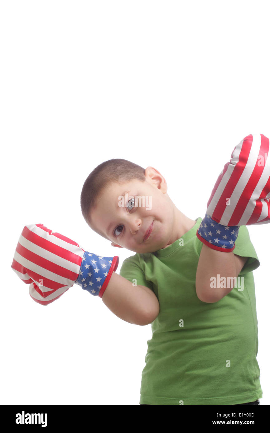 Amusing little boxer Stock Photo - Alamy