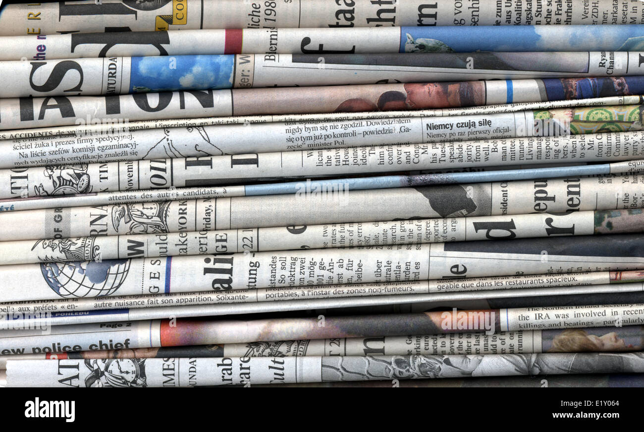 London newspaper column hi-res stock photography and images - Alamy