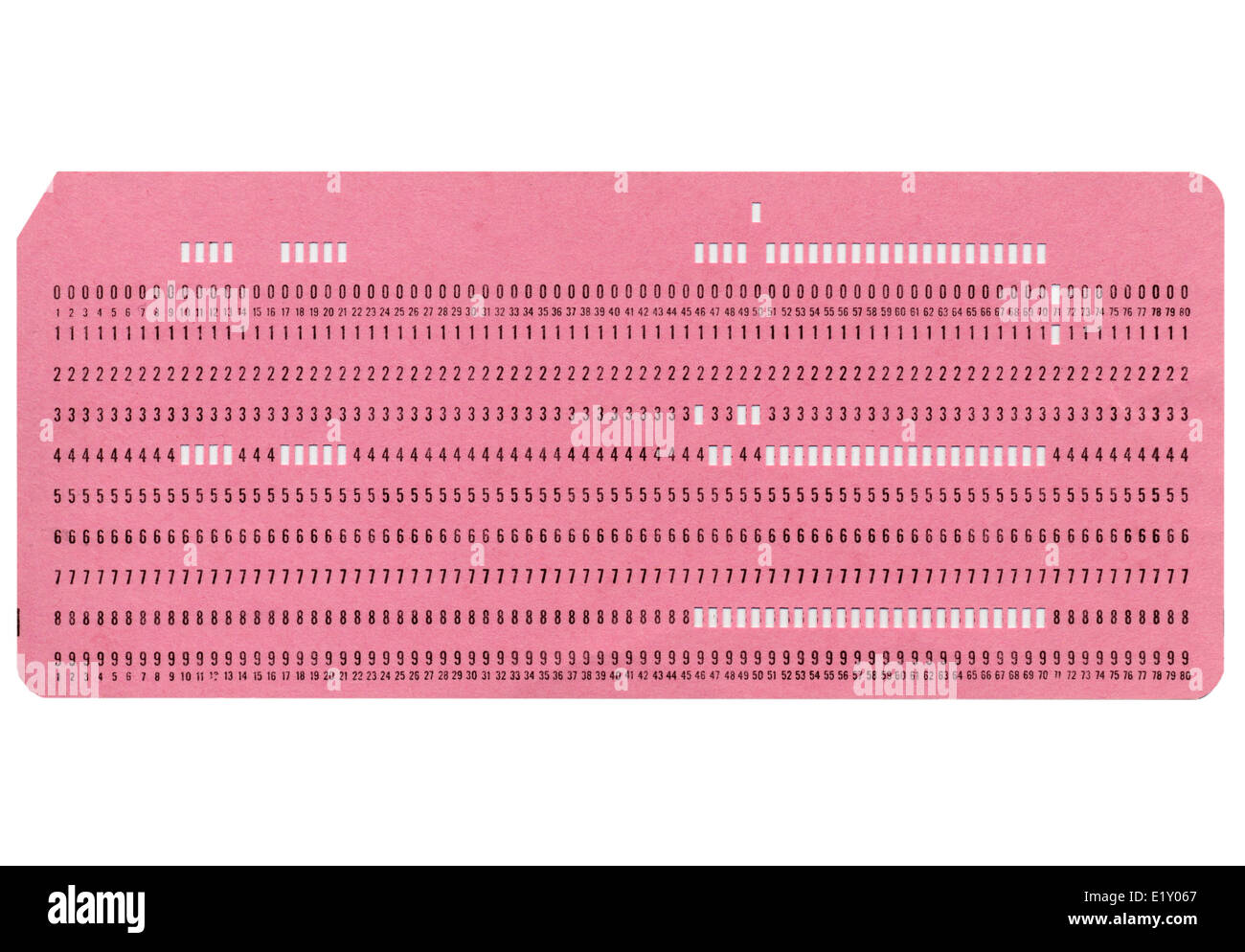 Punched Card Computer Stock Photos & Punched Card Computer Stock Images ...