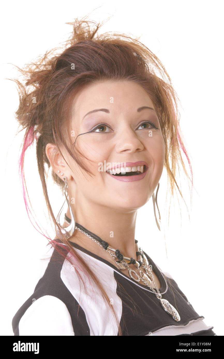 Punk smiling hi-res stock photography and images - Alamy