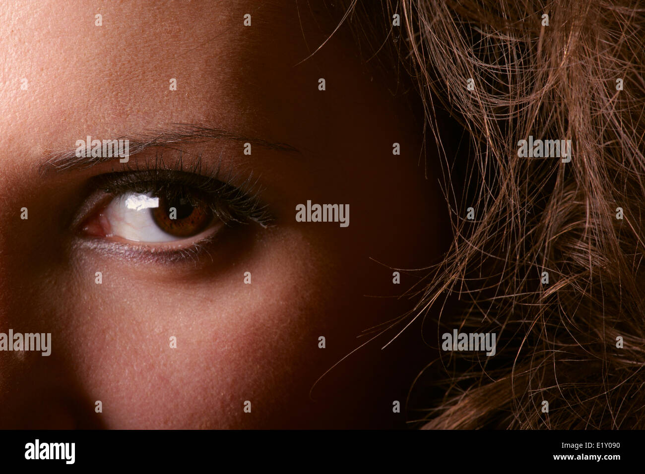 Eye Hairs High Resolution Stock Photography and Images - Alamy