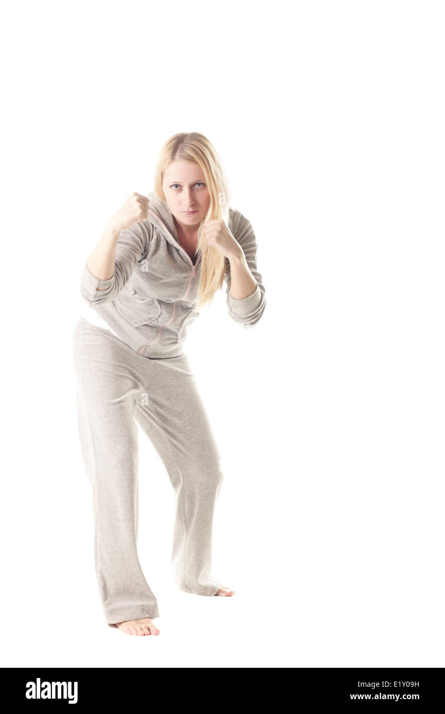 Fight pose Cut Out Stock Images & Pictures - Alamy