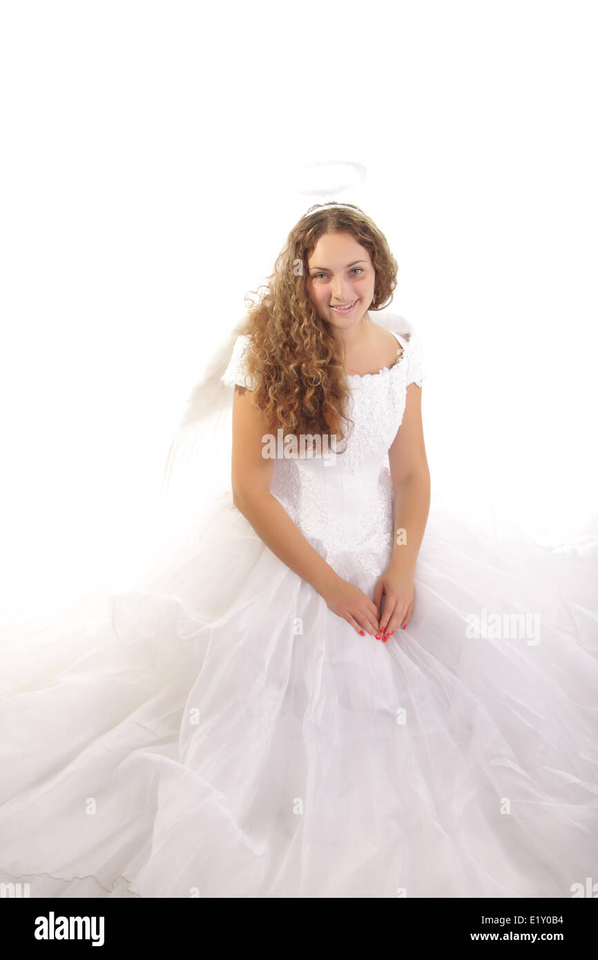 Angel model hi-res stock photography and images - Alamy