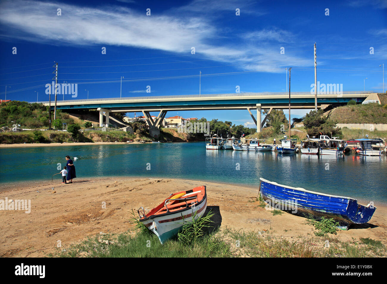 The Canal of (Nea) Poteidaea ("Potidea") , Kassandra peninsula ...