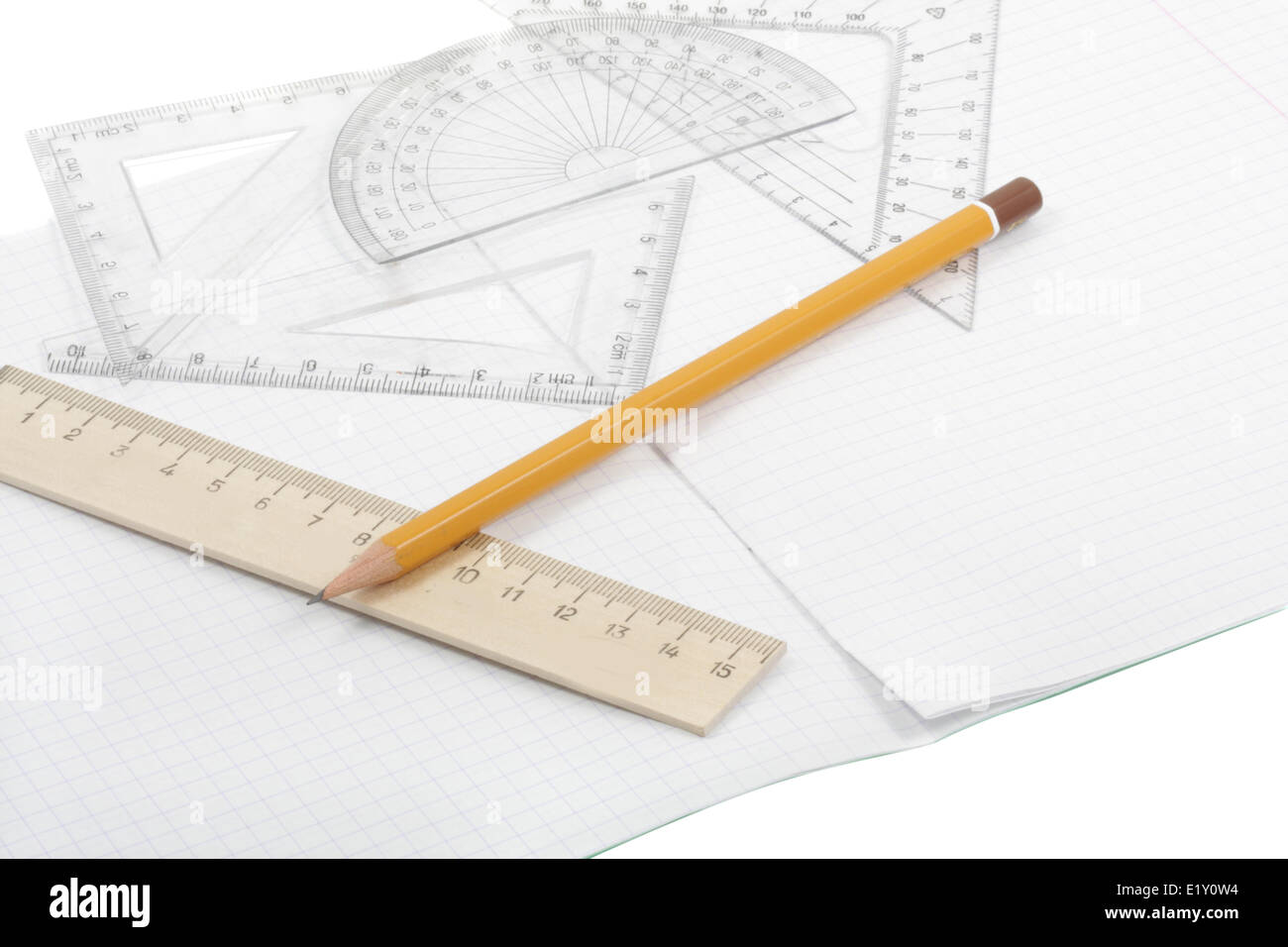 Protractor drawing hi-res stock photography and images - Alamy