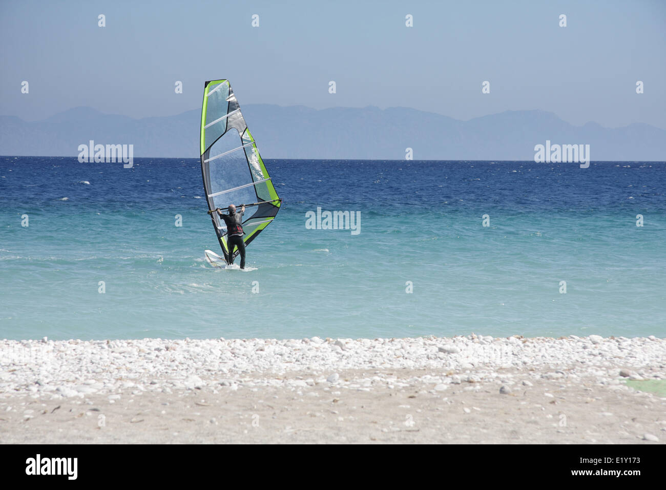 Wind surfing sail hi-res stock photography and images - Alamy