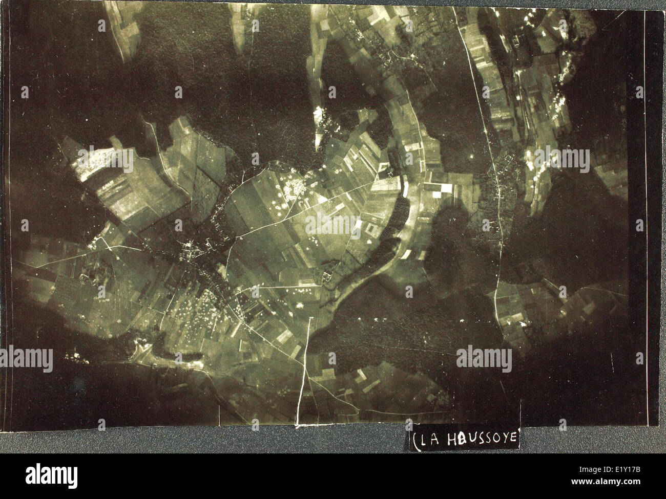 This aerial reconnaissance photo, taken between 1941-1945, provides an ...